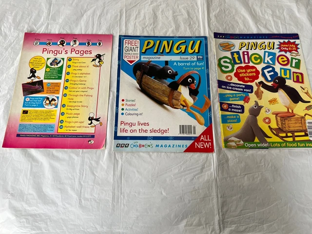 THREE PINGU MAGAZINES 1990s £15.00 - PicClick UK