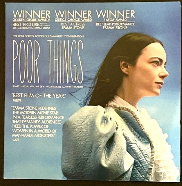 POOR THINGS FYC DVD Emma Stone Willem Dafoe Yorgos Lanthimos EUR 44,76 ...