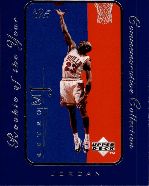 1998 UPPER DECK Michael Jordan Career Collection Rookie of the Year ...