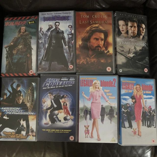 NEW VHS TAPES Bundle X8 £12.00 - PicClick UK