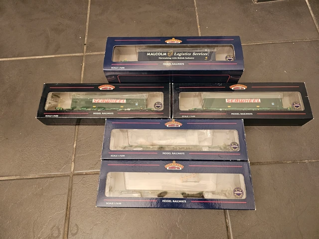 BACHMANN CONTAINER WAGONS Intermodal Bundle X3 Malcom £125.48 - PicClick UK