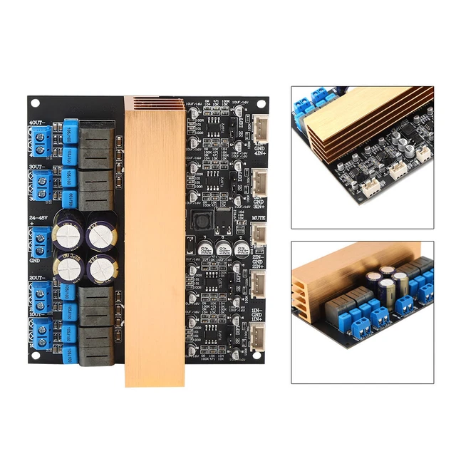 DIGITAL AMPLIFIER BOARD AMP Module Audio Parts 4-Sound Channel TPA3255 ...