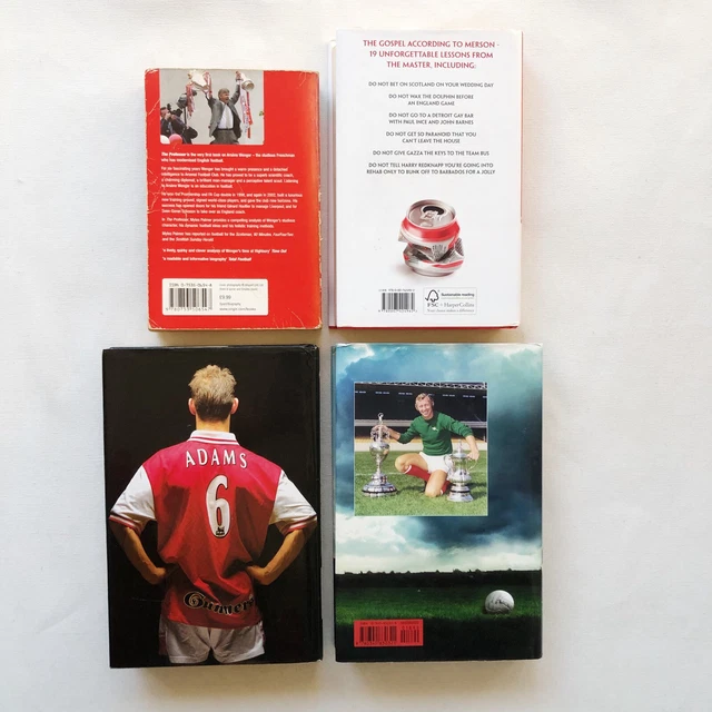 ARSENAL FC TONY Adams Addicted Paul Merson Professor Wenger Bob Wilson EPL books EUR 31,91 ...