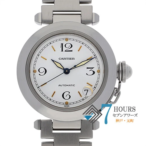 OROLOGIO UOMO CARTIER W31015M7 Pasha C Quadrante Bianco SS Automatico ...