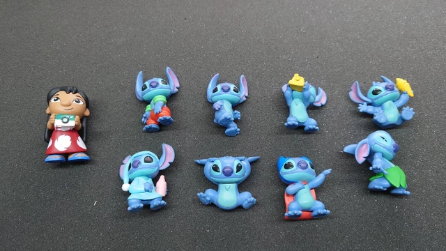 DISNEY LILO AND Stitch PVC Hard plastic Figure Bundle Job Lot 6cm tall ...