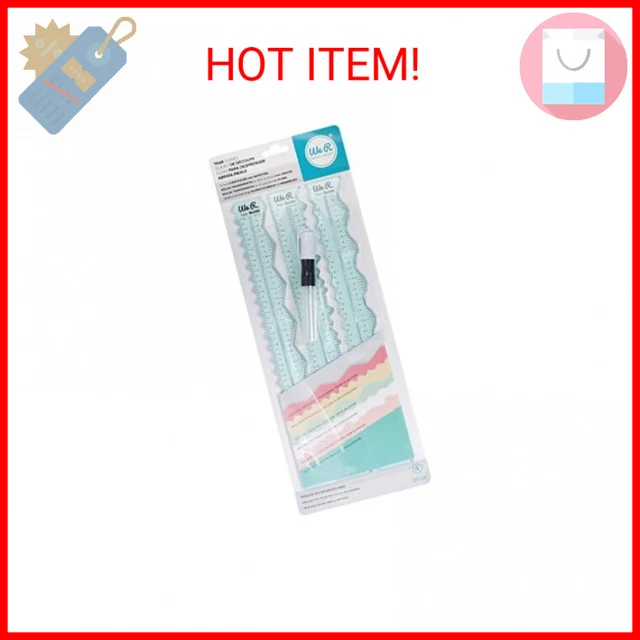 WE R MEMORY Keepers Rulers and Tear Guide, Easy to Tear and Deckle ...