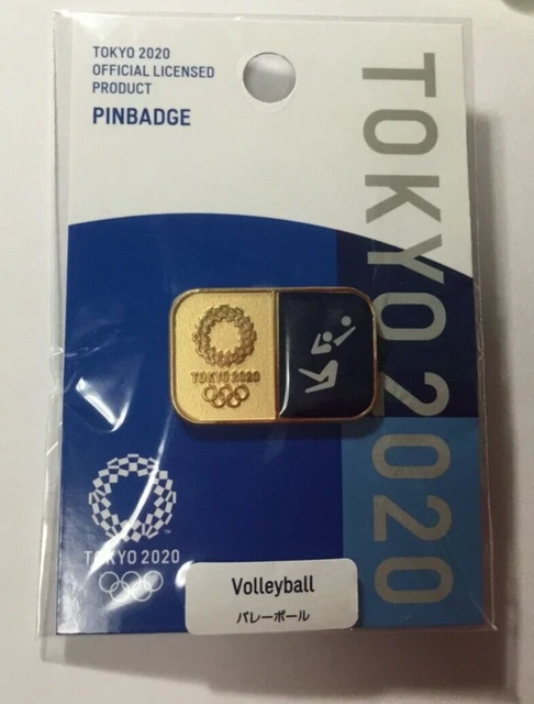 TOKYO 2020 OLYMPICS Olympic Games VOLLEYBALL official pictogram pin ...