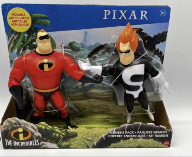 DISNEY PIXAR | Incredibles Nemesis Action Figure New Syndrome and Mr ...