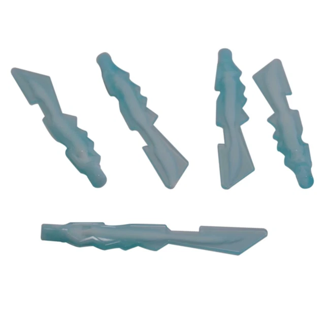 5 NEW LEGO Minifigure,Sword,Jagged Edges,Marbled Pattern Trans-Light ...