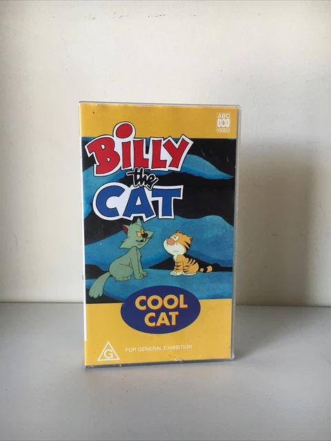 BILLY THE CAT cool cat vhs tape abc for kids $20.00 - PicClick AU