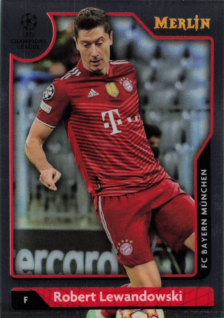ROBERT LEWANDOWSKI BAYERN Munchen Base 1 Topps Merlin Chrome 21/22 UEFA EUR 2,90 - PicClick FR