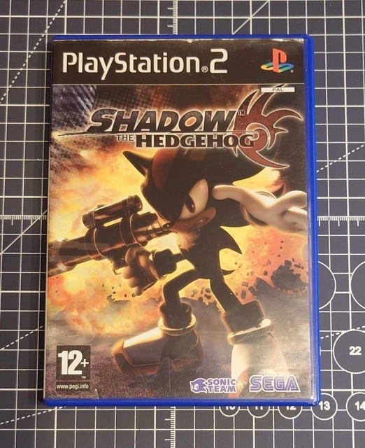 SHADOW THE HEDGEHOG - PlayStation 2 PAL PS2 game Sonic Team Retro ...