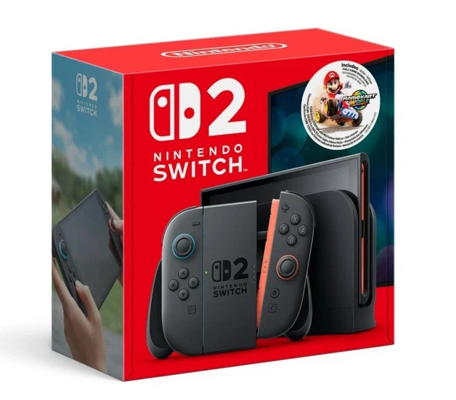 NINTENDO SWITCH 2 System + Mario Kart World Bundle | Ships June 6th ...