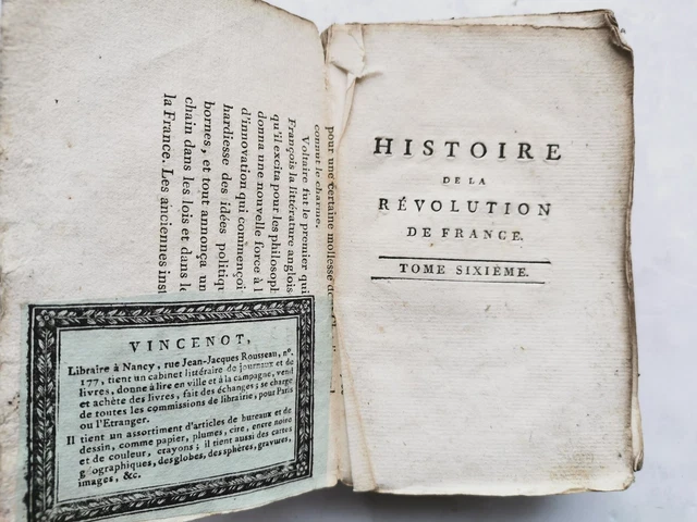 HISTOIRE DE LA RÉVOLUTION de FRANCE par deux amis de la LIBERTÉ - T6 ...