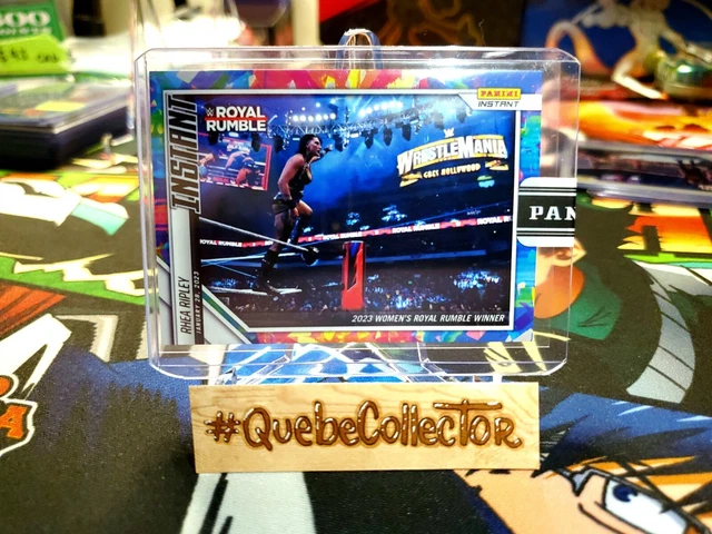 2023 PANINI INSTANT WWE Rhea Ripley ROYAL RUMBLE #89 VERSICOLOR 4/5 ...