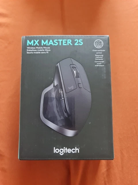 LOGITECH MX MASTER 2S Wireless Mouse Flow Cross-Computer Graphite PC ...