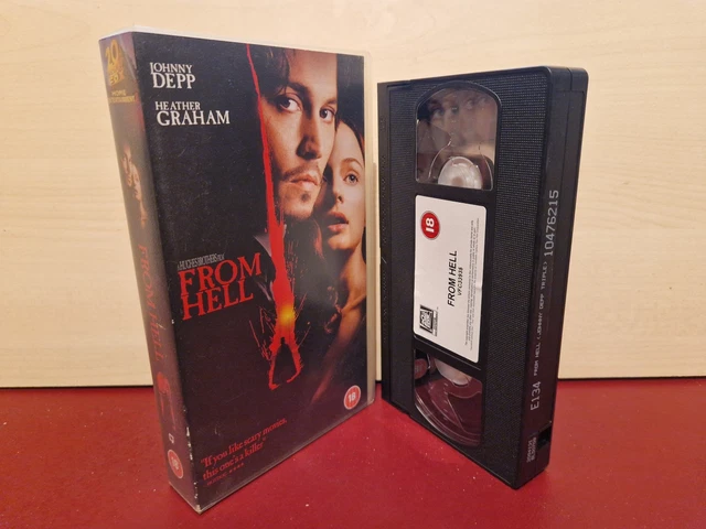 FROM HELL - Johnny Depp - Heather Graham - PAL VHS Video (T113) £2.99 ...