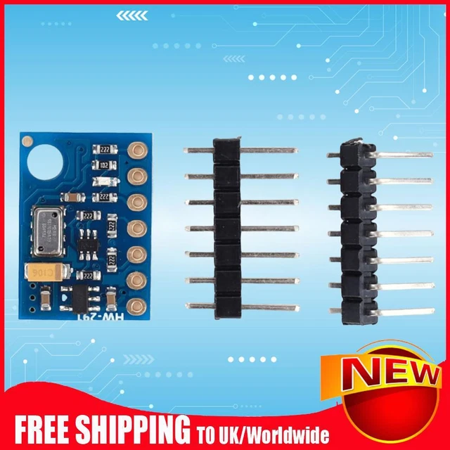 MÓDULO DE PRESIÓN atmosférica GY-63 MS5611-01BA03 I2C/SPI módulo sensor de altura EUR 6,90 ...