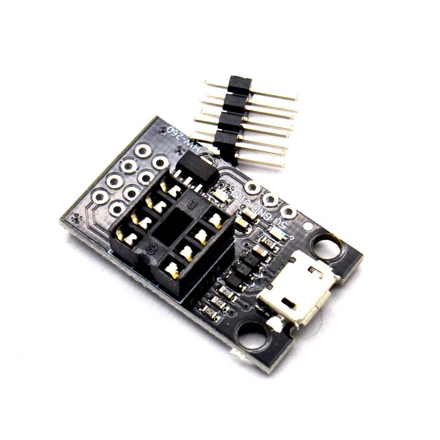ATTINY13A / ATTINY25 / ATtiny45 / ATtiny85 Pluggable Development module ...
