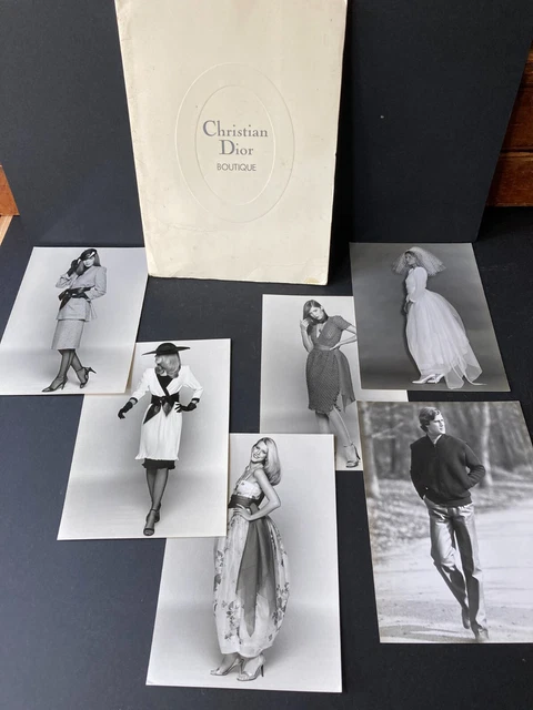 RARE VINTAGE CHRISTIAN Dior Paris Fashion Original Photographs S/S 1979 ...