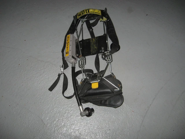 SCOTT 4.5 EZ-FLO Scba Air Pack Ap50 4500 Psi Nfpa Air Pak $100.00 ...