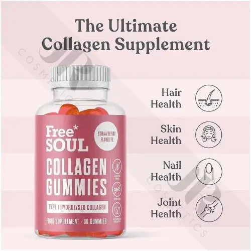FREE SOUL MARINE Collagen Gummies | High Strength, Gluten Free ...