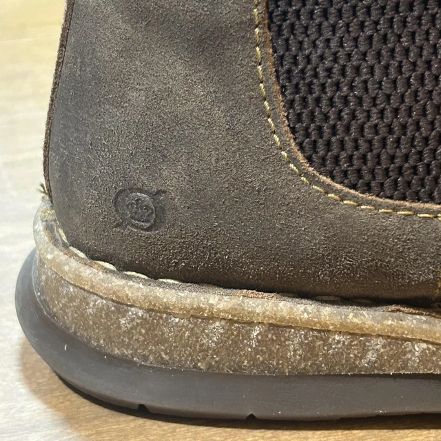 BORN CHELSEA BOOTS Mens Size 10.5 Brown Leather Slip On Ankle Casual ...