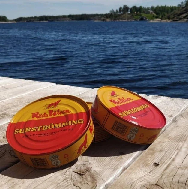 SURSTROMMING FISH 450G Can Prank Smelly Stink Fish Fermented Herrin ...