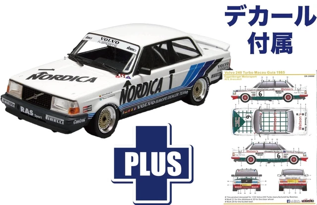 PLATTS/NUNU 1/24 VOLVO 240 Turbo 1986 ETCC Hockenheim Winner Eggenberger Team 19 EUR 93,73 ...