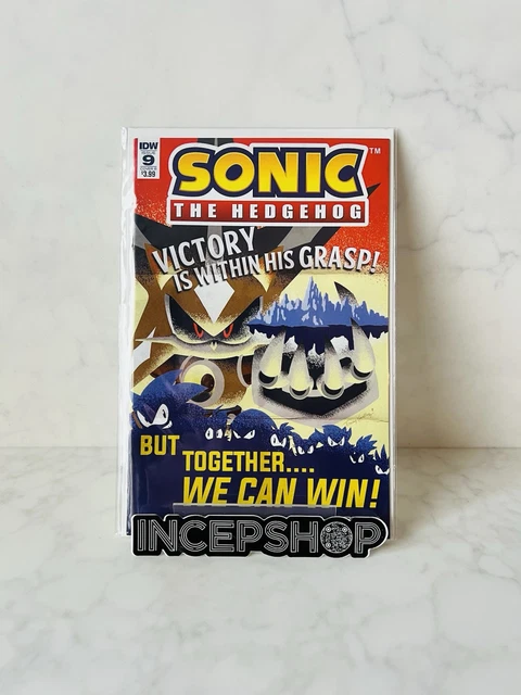 SONIC THE HEDGEHOG (IDW Comics) - Issue #9 Cover B Metal, 2018 VF/NM ...