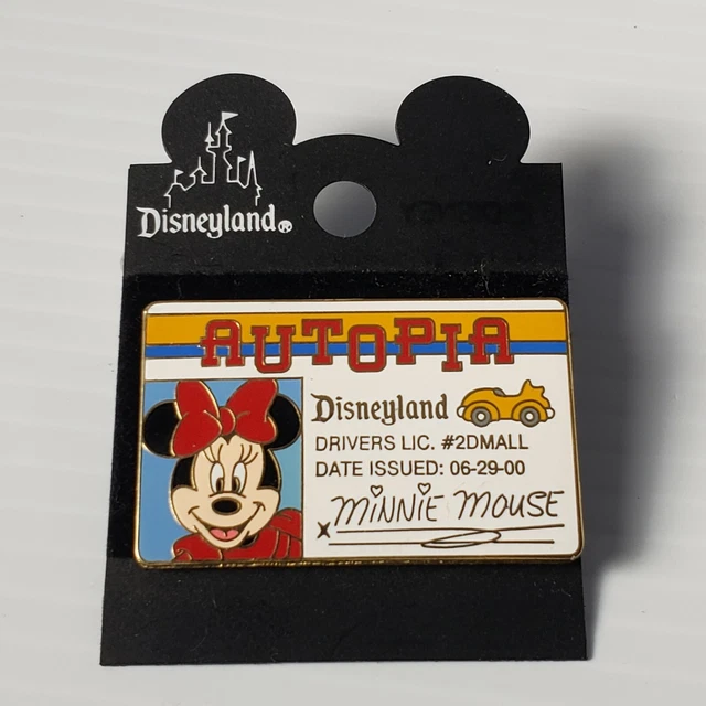 MINNIE MOUSE AUTOPIA DRIVER'S LICENSE SERIES Disney Collectors Trading ...