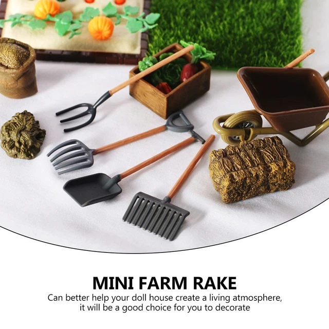 MINI FARM GADGETS Miniature Tool Garden Miniatures Dollhouse ...