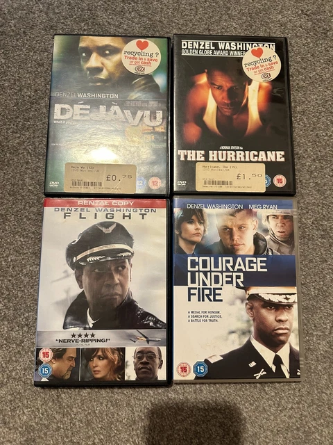 DENZEL WASHINGTON FILMS 4 DVDs Set Bundle £5.43 - PicClick UK