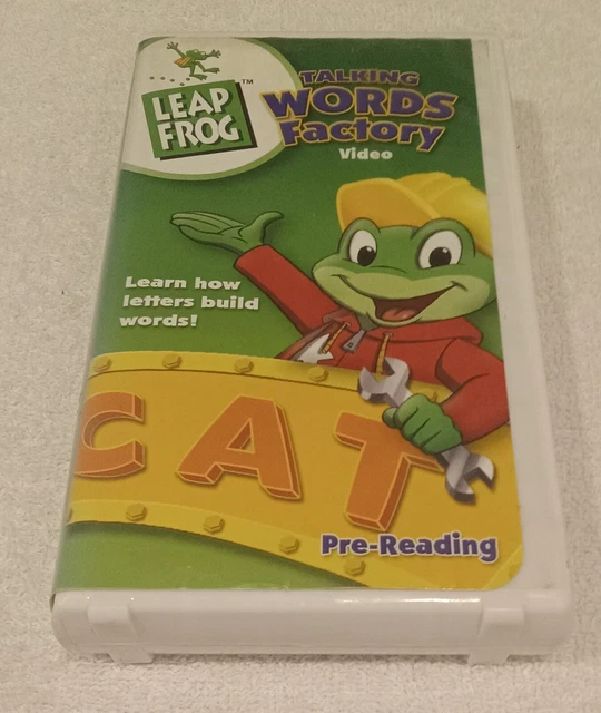LEAP FROG TALKING Words Factory Video VHS CLAMSHELL £11.30 - PicClick UK