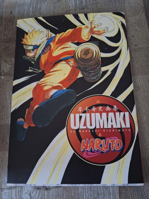 NARUTO ARTBOOK UZUMAKI Illustration Masashi Kishimoto Manga Anime ...