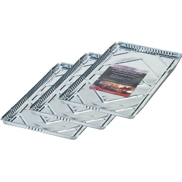 BULL BBQ 21-INCH x 15-Inch Drip Pan Grease Tray Liners - Set of 3 $27. ...
