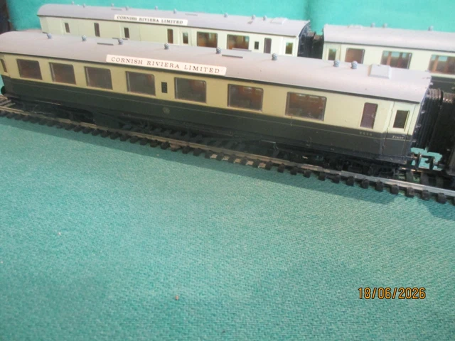 DAPOL/AIRFIX OO &GW 'Cornish Riviera Ltd' Rake of 4 x Collet Centenary ...