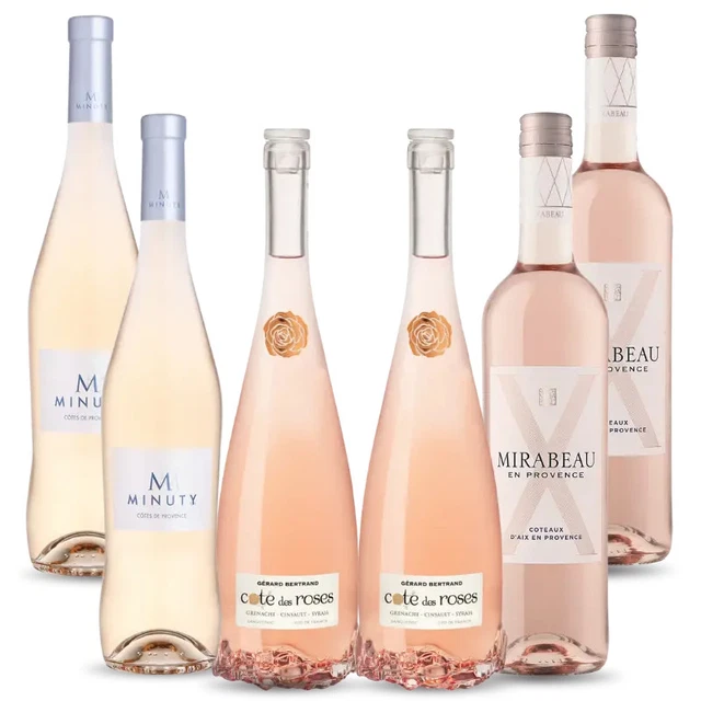 PREMIUM FRENCH ROSÉS Wine Collection - 6 Bottle $179.98 - PicClick AU