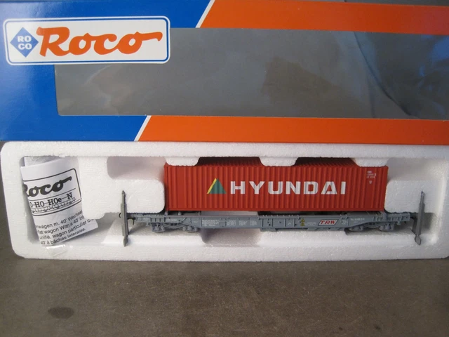 ROCO 46588 SNCB Taschenwagen mit der OVP nicht gefahren EUR 35,55 ...