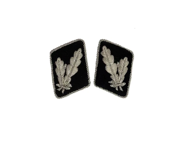 WW2 SA OBERFÜHRER Collar Tabs Rank Insignia Hand Embroidered Repro Set ...