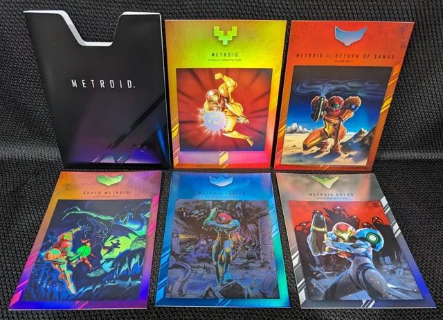 METROID DREAD PROMO Metallic Art Card Set of 5 - Return of Samus Super ...
