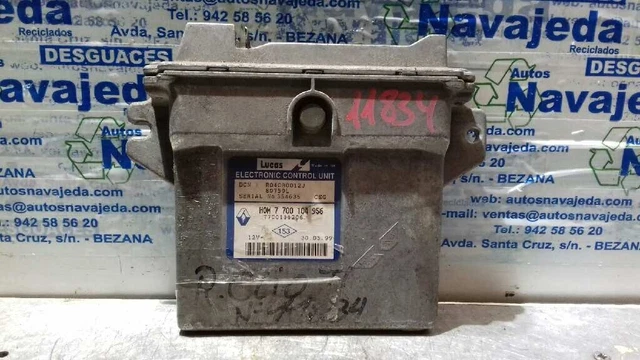 7700104956 CALCULATEUR MOTEUR Ecu / Lucas / 174390 Pour Renault Clio Ii Fase I EUR 43,56 ...