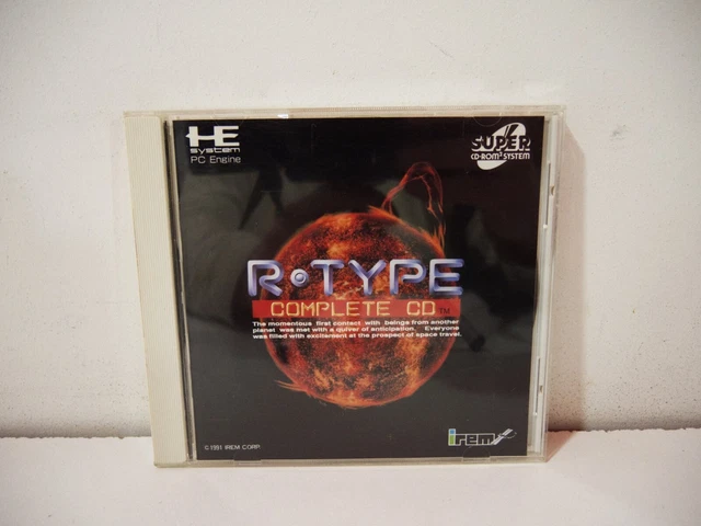 R-TYPE COMPLETE CD NEC PC Engine CD Super CD-Rom 2 System NTSC Japan ...