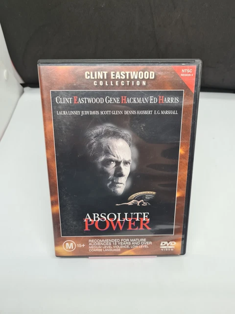 ABSOLUTE POWER DVD Clint Eastwood Gene Hackman Ed Harris Region 4 Drama ...
