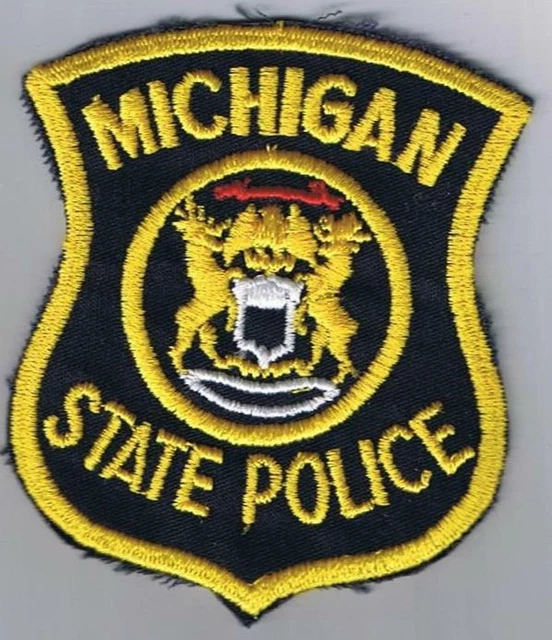 VINTAGE MICHIGAN POLICE Patch State Police $9.99 - PicClick CA
