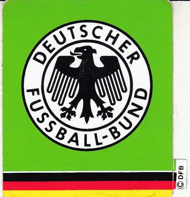 DEUTSCHER FUSSBALL-BUND ALTER DFB Sticker Aufkleber Dt ...