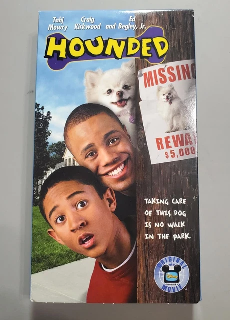 HOUNDED VHS 2002 Original Disney Chanel Movie Tahj Mowry Craig Kirkwood ...