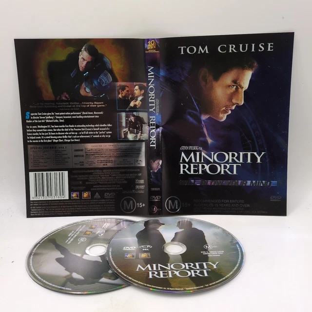 MINORITY REPORT DVD REGION4 DISC & ARTWORK ONLY D7 $3.79 - PicClick AU