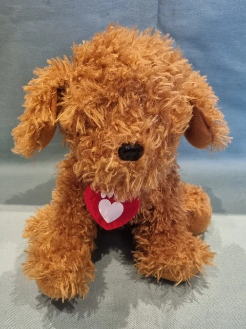 BBC CBEEBIES WAFFLE The Wonder Dog Soft Plush Teddy Golden Bear NO ...