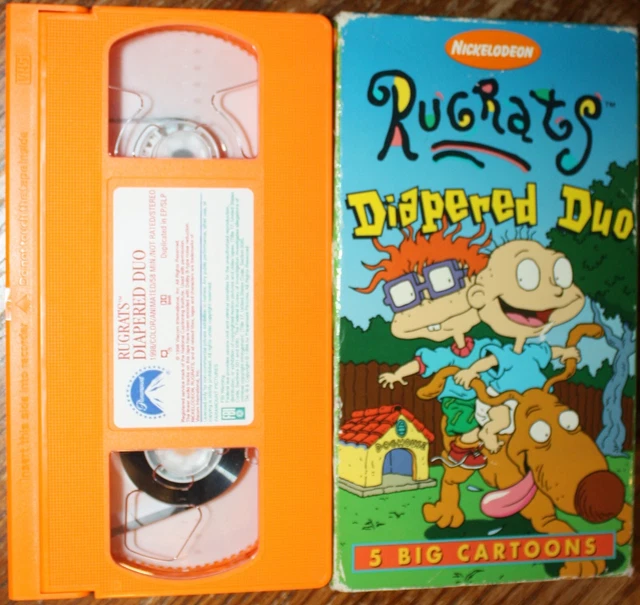 RUGRATS: DIAPERED DUO (vhs) Tommy, Chuckie, Angelica. VG Cond. Rare. 5 ...